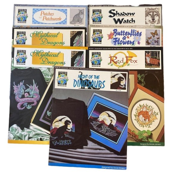 Art | Preowned 6 Items True Colors Cross Stitch Pattern Chart | Poshmark